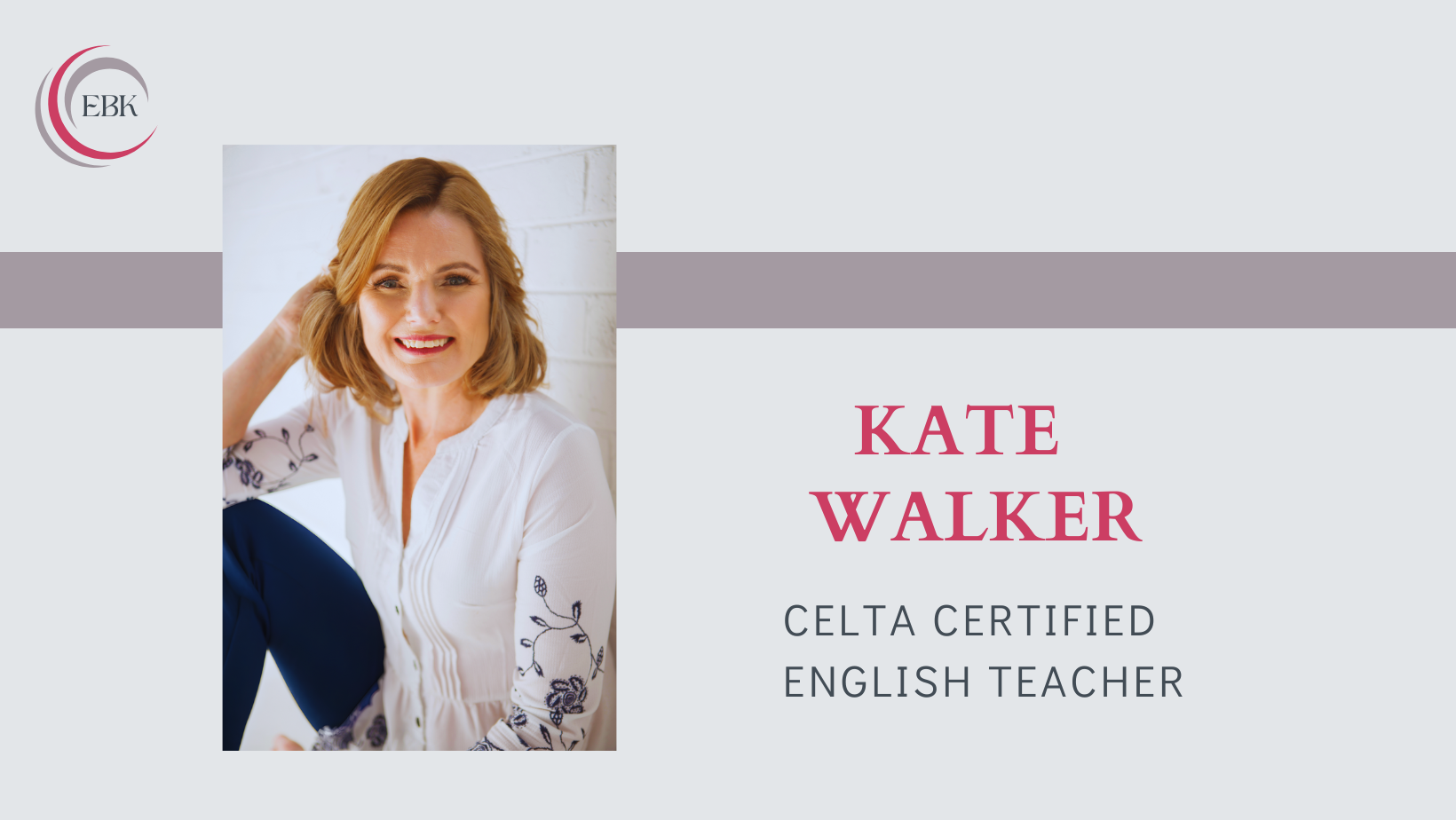 Meet Kate - English by Kate